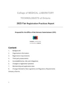 2023 Digital FRP College of MEDICAL LABORATORY TECHNOLOGISTS of ...